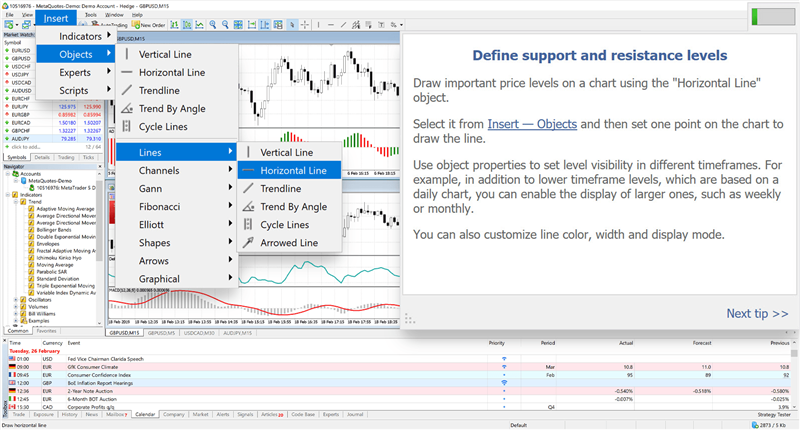 Updated Economic Calendar Mql5 Services And Interactive Training In Metatrader 5 Build 2007